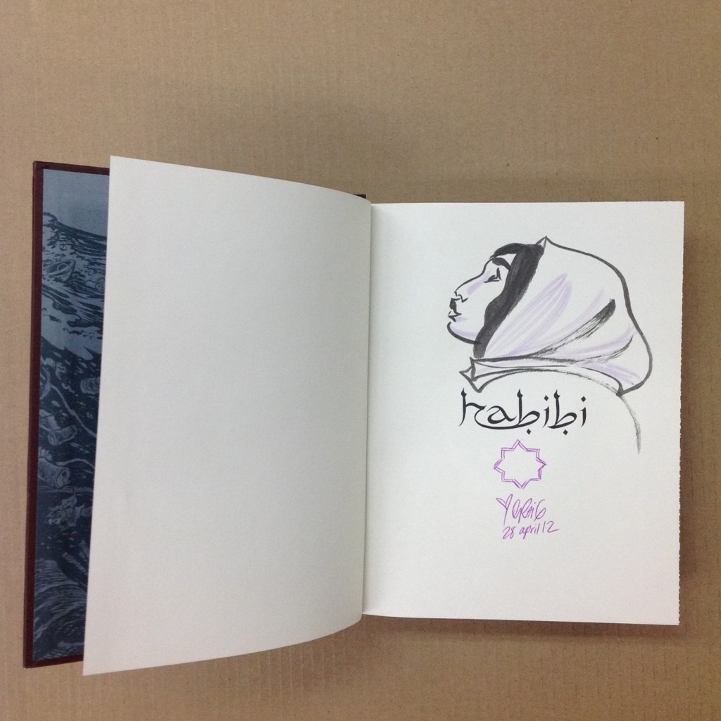 Autographed & Sketched, 1st Edition Habibi by Craig Thompson – Comic ...